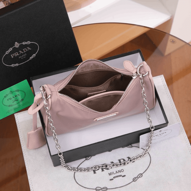 Tas Prada Nylon Tessuto Re-Edition 3344 Semi Platinum (Kode: PRA144 ...