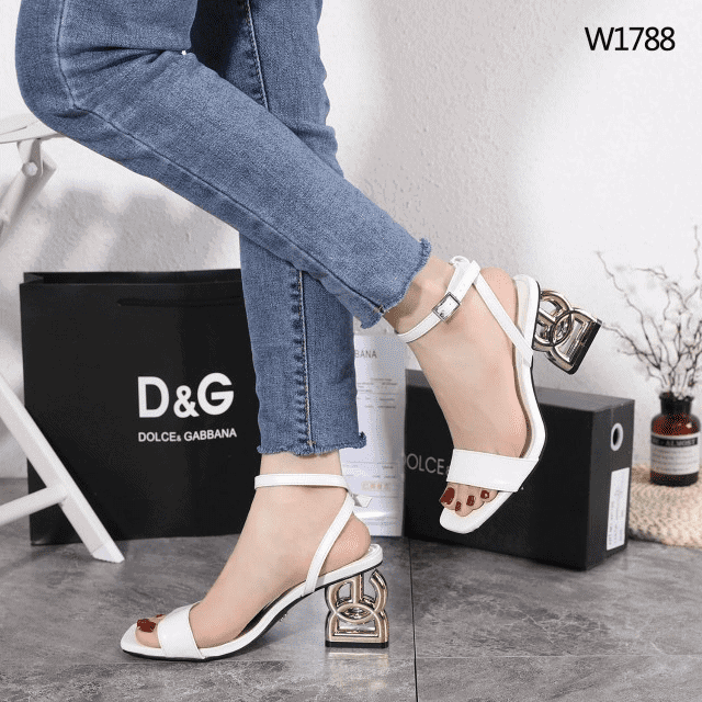 Sepatu Dolce Gabbana Semi Ori Heels Silhoutte Logo Fullset W1788 Semi ...