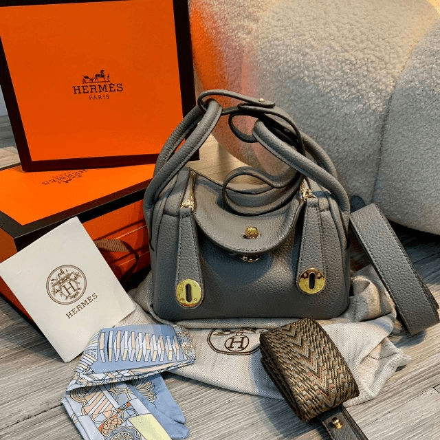 Tas Hermes Lindy Togo Mini GHW SS22 Microchip Sensor H8820 Premium ...