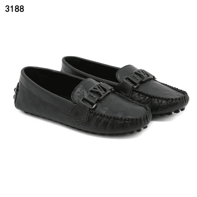 Sepatu Lv Louis Vuitton Embossed Monogram 3188 Semi Platinum (Kode ...