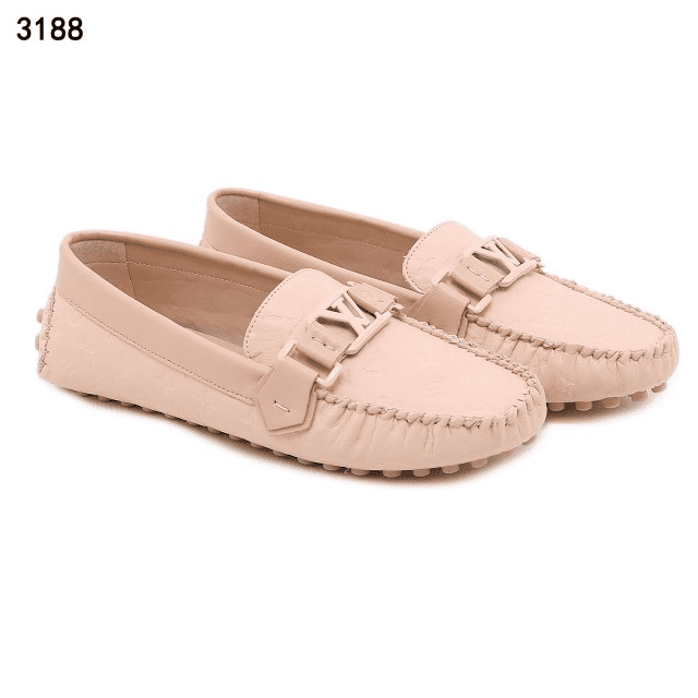 Sepatu Lv Louis Vuitton Embossed Monogram 3188 Semi Platinum (Kode ...
