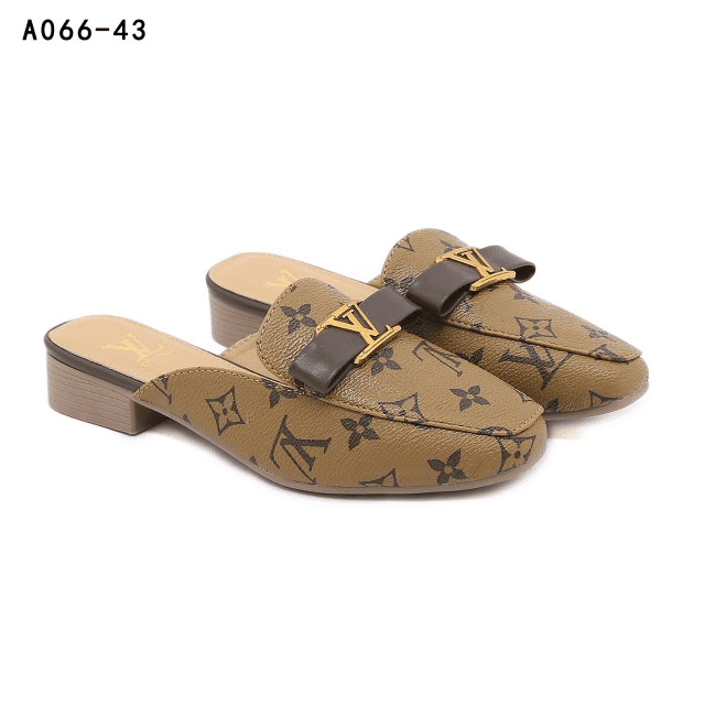Sepatu Louis Vuitton Mules A066-43 Semi Platinum (Kode: SLV215) - TasKW.com