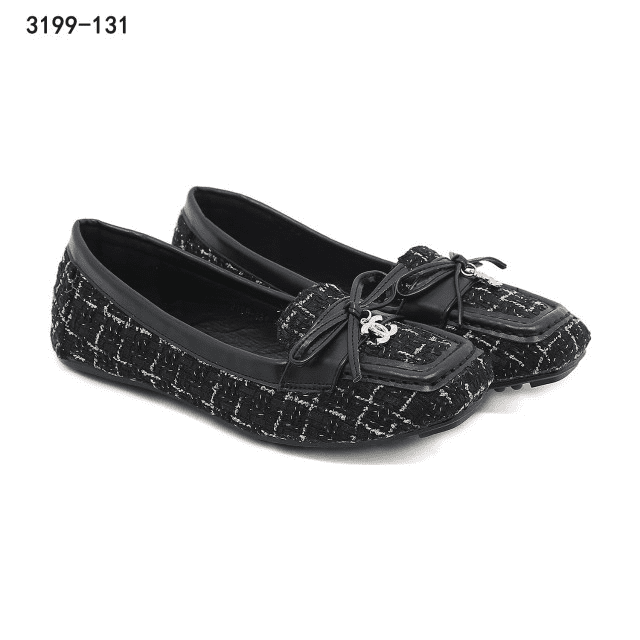 Sepatu Chanel Moccasin 3199-131 Semi Platinum (Kode: CHA380) - TasKW.com