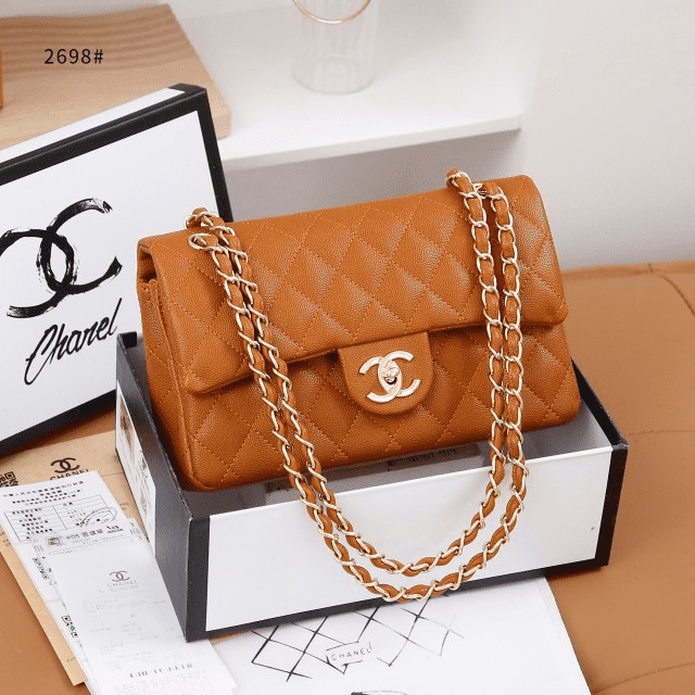 Tas Chanel Maxi Double Flap 2698 Semi Platinum (Kode: CHA416) - TasKW.com