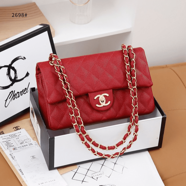 Tas Chanel Maxi Double Flap 2698 Semi Platinum (Kode: CHA416) - TasKW.com
