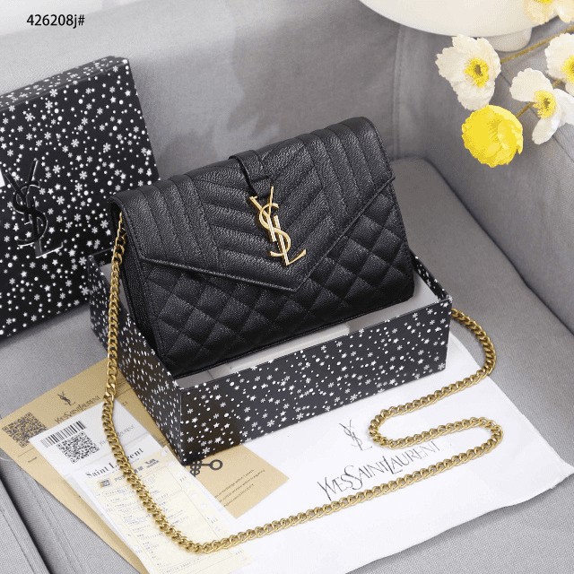 Tas Ysl Yves Saint Laurent Envelope 426208J Semi Platinum (Kode: YSL170 ...
