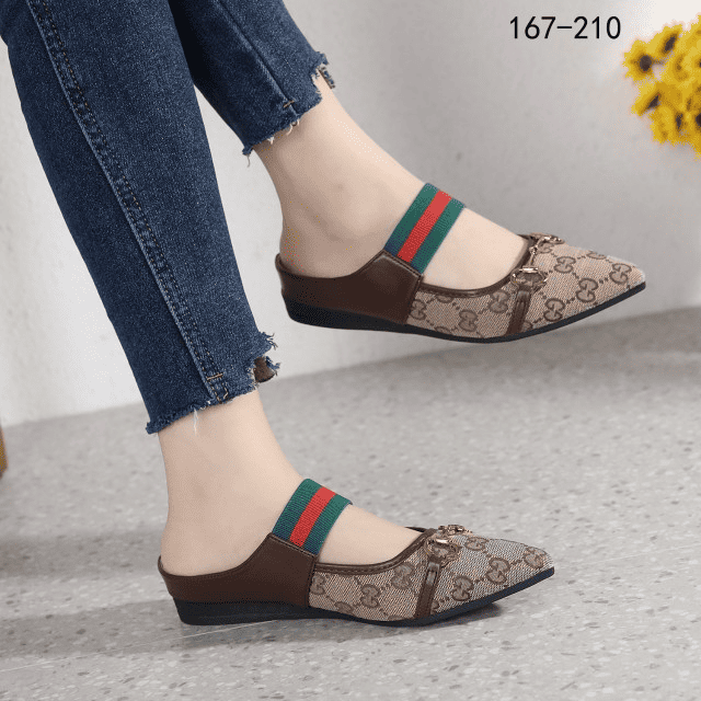 Sepatu Gucci Slip On 167-210 Semi Platinum (Kode: GUC543) - TasKW.com