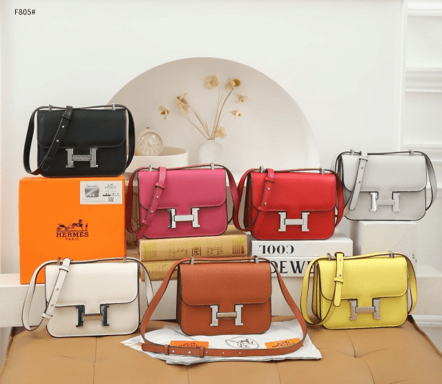 Tas Hermes Constance Togo SHW F805 Semi Platinum (Kode: HER753) - TasKW.com