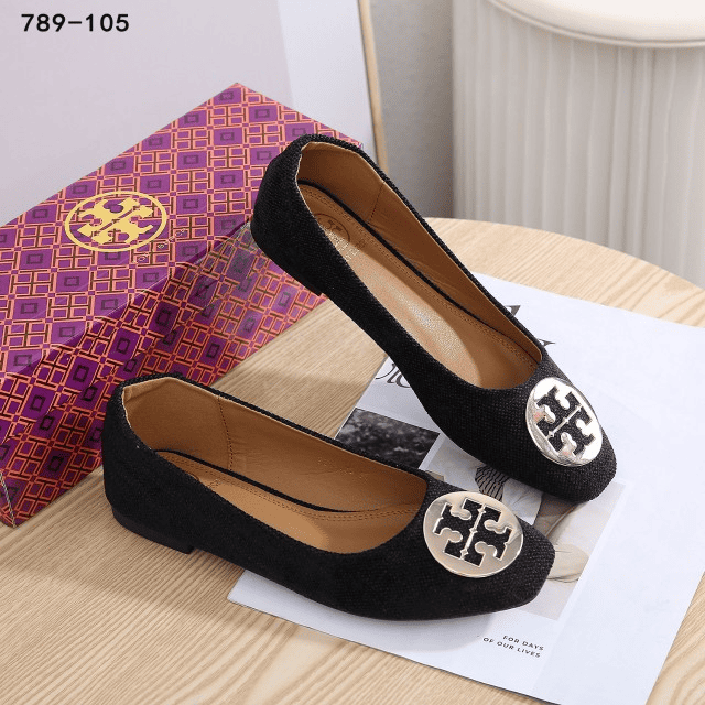 Sepatu Tory Burch Canvas Ballet Flat Shoes 789-105 Semi Premium (Kode ...