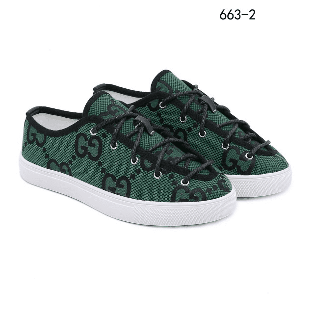Sepatu Gucci Jumbo Gg Canvas Women Sneakers 663-2 Semi Platinum (Kode ...