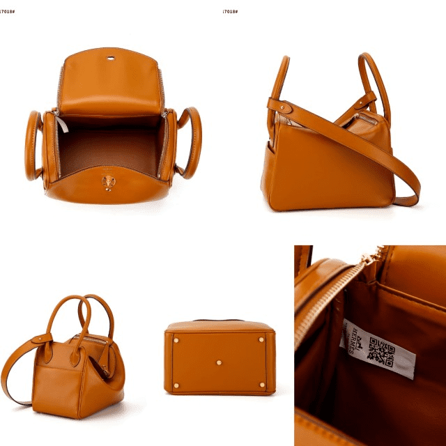 Tas Hermes Lindy 26 Verso Leather Bag's Gold Hardware V17018 Semi ...