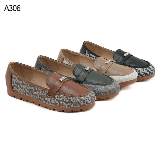 Sepatu Aigner Signature Flats And Loafers Shoes A306 Semi Premium (Kode ...