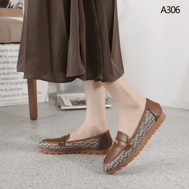 Sepatu Aigner Signature Flats And Loafers Shoes A306 Semi Premium (Kode ...