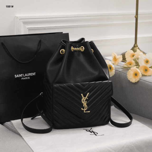 Tas YSL Yves Saint Laurent Backpack 1881 Semi Platinum (Kode: YSL178 ...