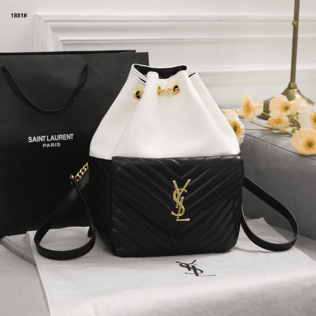 Tas YSL Yves Saint Laurent Backpack 1881 Semi Platinum (Kode: YSL178 ...