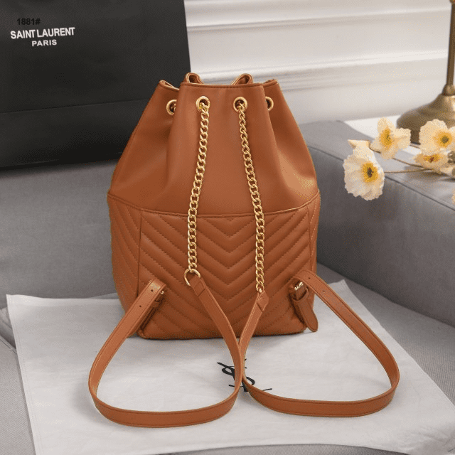 Tas YSL Yves Saint Laurent Backpack 1881 Semi Platinum (Kode: YSL178 ...
