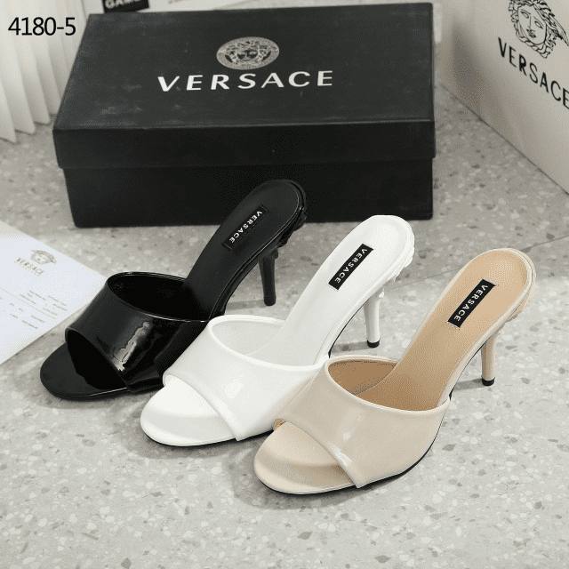 Sepatu Versace La Heels 4180-5 Semi Platinum (Kode: VER111) - TasKW.com