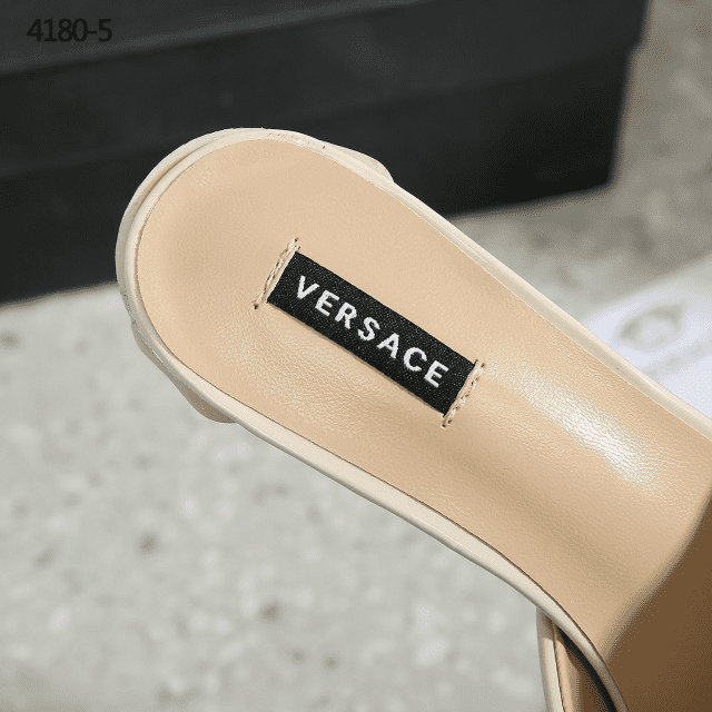 Sepatu Versace La Heels 4180-5 Semi Platinum (Kode: VER111) - TasKW.com