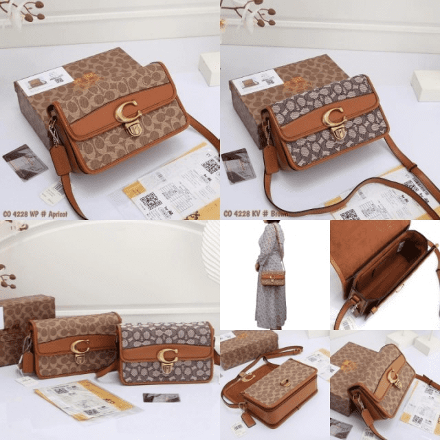 Tas Coach Studio Shoulder Bag in Signature CO 4228 KV Semi Premium ...