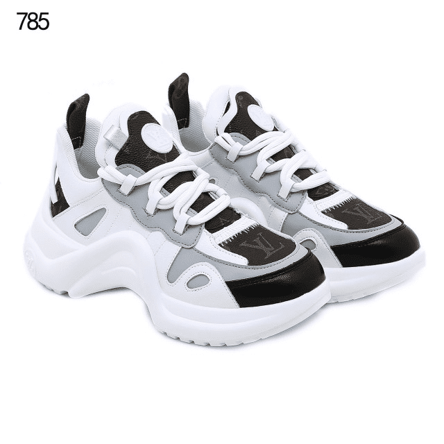 Sepatu Louis Vuitton Archlight Sneaker 785 Motif Semi Platinum (Kode ...