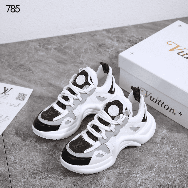 Sepatu Louis Vuitton Archlight Sneaker 785 Motif Semi Platinum (Kode ...