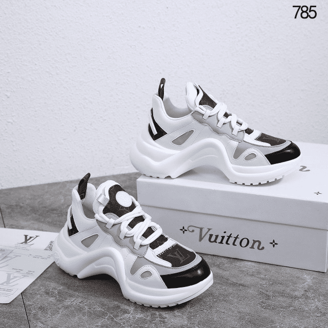 Sepatu Louis Vuitton Archlight Sneaker 785 Motif Semi Platinum (Kode ...
