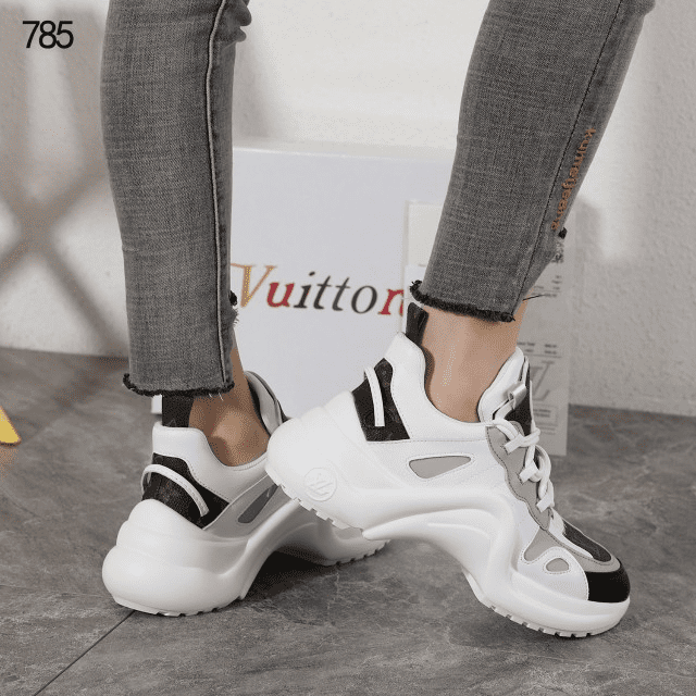 Sepatu Louis Vuitton Archlight Sneaker 785 Motif Semi Platinum (Kode ...