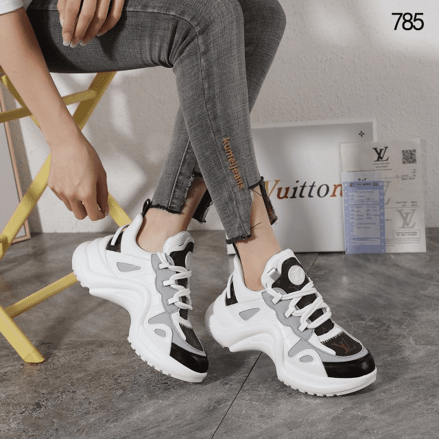 Sepatu Louis Vuitton Archlight Sneaker 785 Motif Semi Platinum (Kode ...