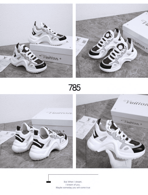 Sepatu Louis Vuitton Archlight Sneaker 785 Motif Semi Platinum (Kode ...