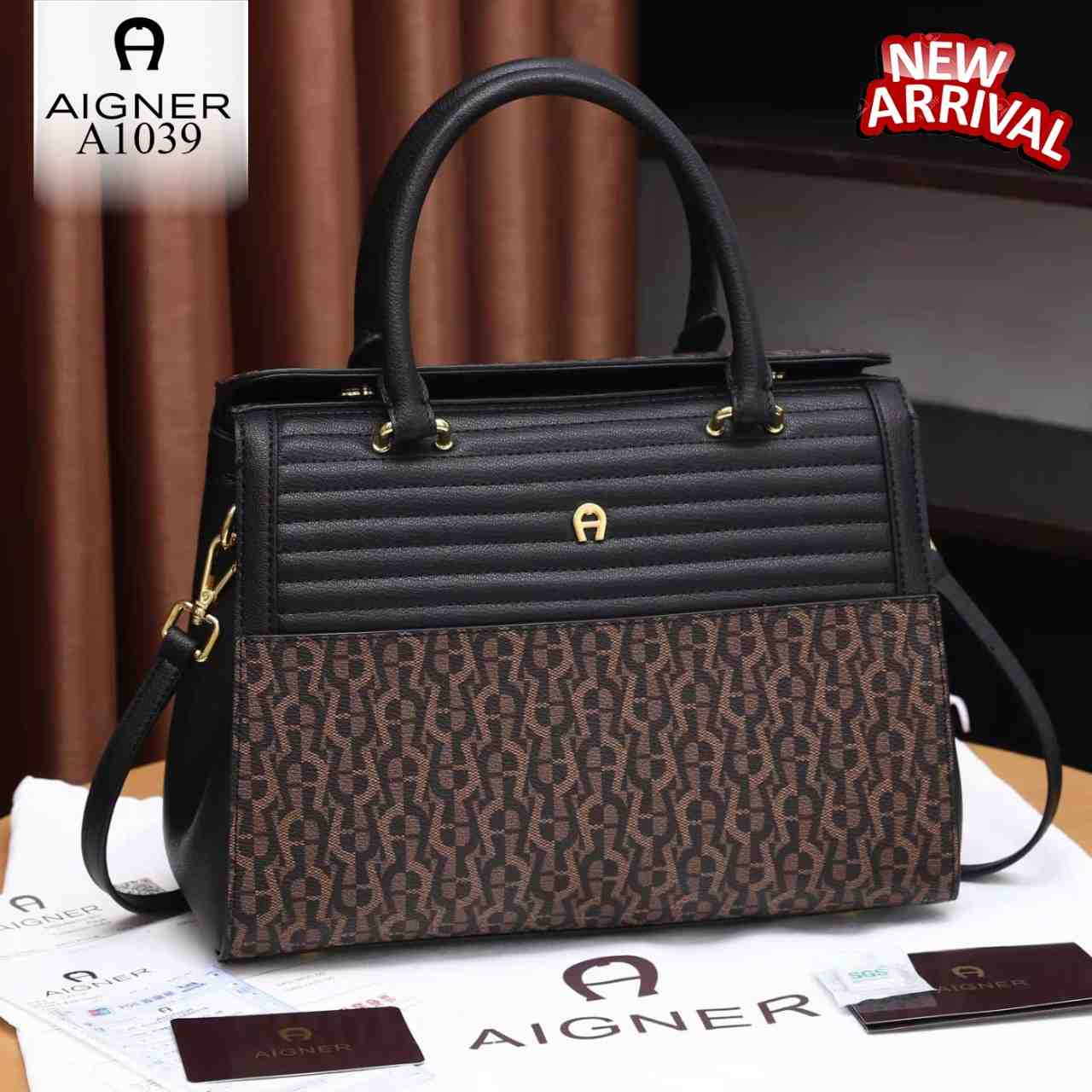 Tas Aigner Roma Vintage Valois Top Handle A1039 Semi Original (Kode: AIG214) - TasKW.com