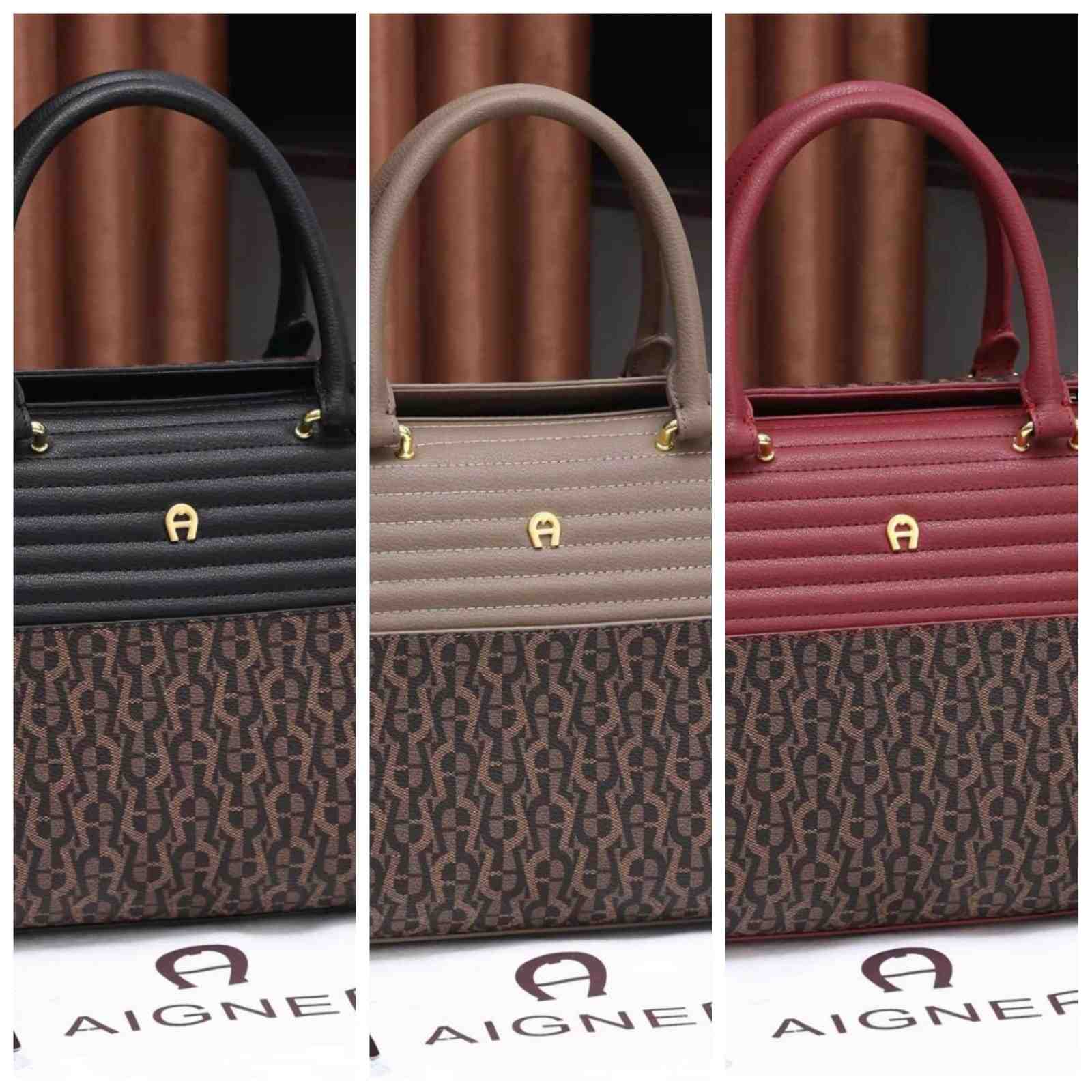 Tas Aigner Roma Vintage Valois Top Handle A1039 Semi Original (Kode ...