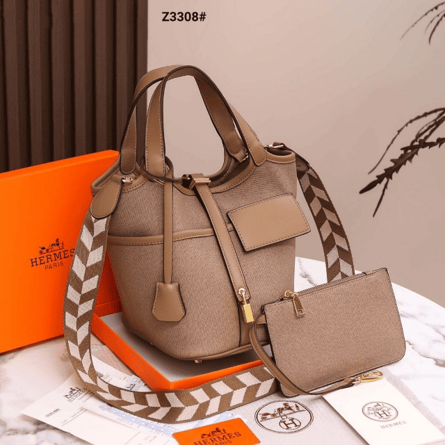 Tas Hermès Picotin 18 Lock Bag Leather Shoulder Bag Z3308 (Kode: HER779 ...