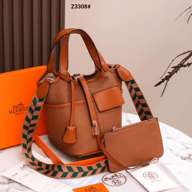 Tas Hermès Picotin 18 Lock Bag Leather Shoulder Bag Z3308 (Kode: HER779 ...