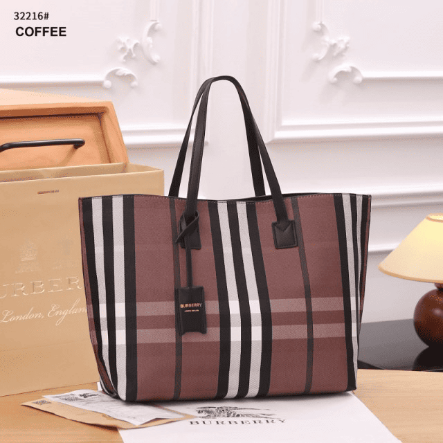 Tas Burberry 32216 Tote Bag Semi Platinum (Kode: BUR151) - TasKW.com