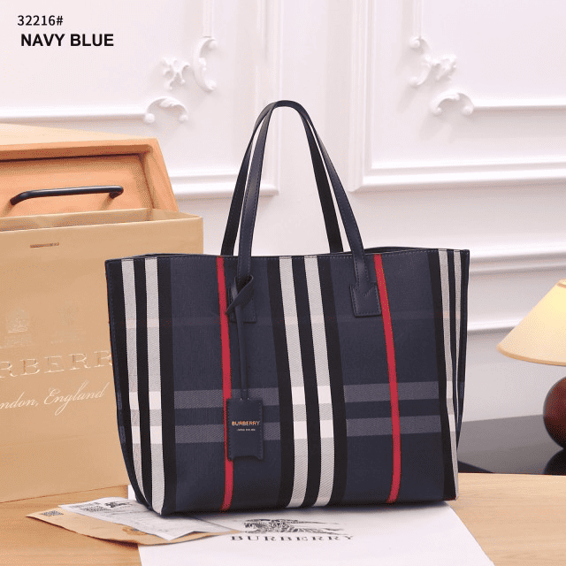 Tas Burberry 32216 Tote Bag Semi Platinum (Kode: BUR151) - TasKW.com