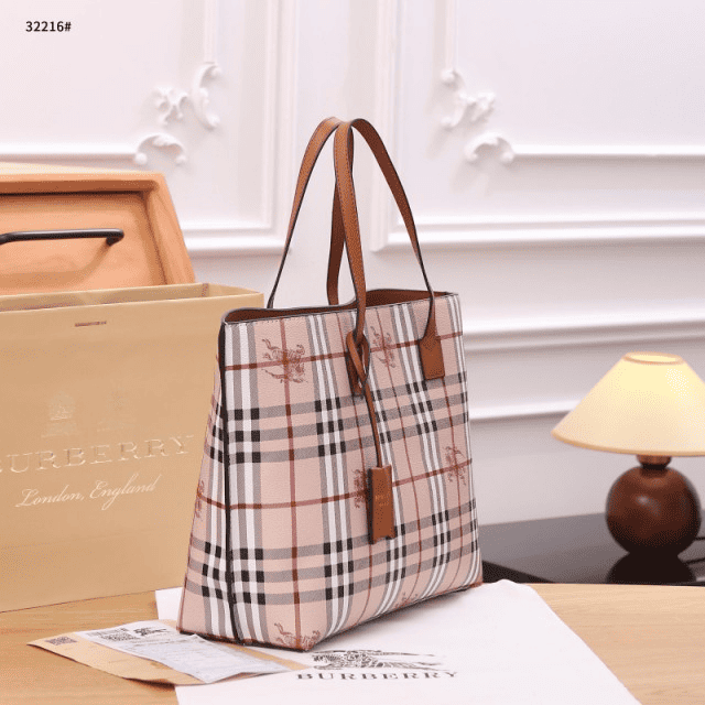 Tas Burberry 32216 Tote Bag Semi Platinum (Kode: BUR151) - TasKW.com