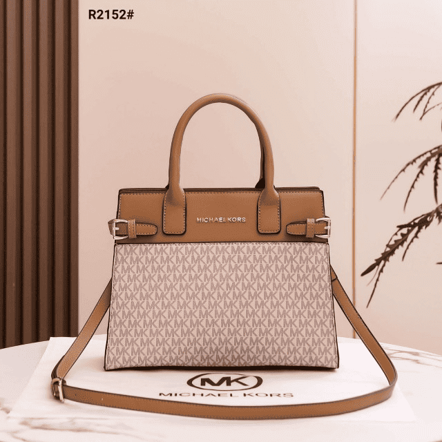 Tas MK Michael Kors Signature Tote Pvc Handbaag R2152 Semi Premium ...