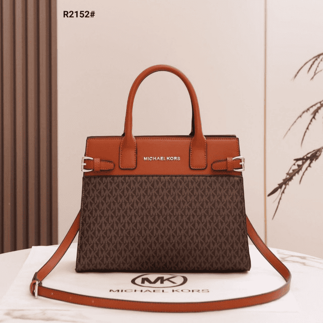Tas MK Michael Kors Signature Tote Pvc Handbaag R2152 Semi Premium ...