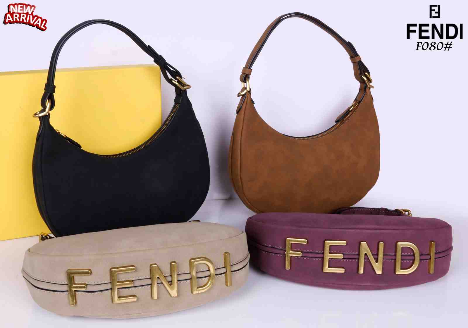 Tas Fendi Launches The New Fendigraphy Handbag F080 Semi Platinum (Kode ...