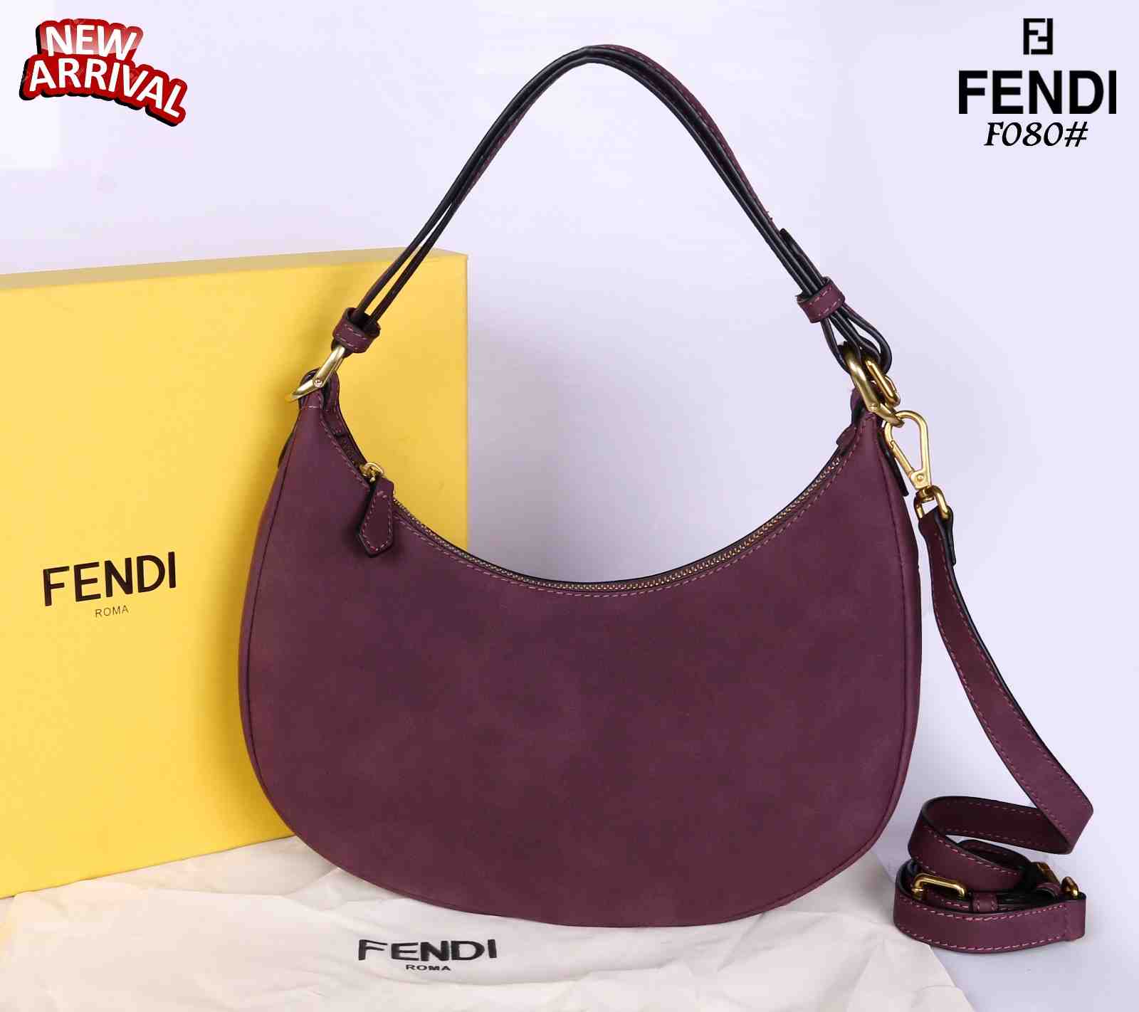 Tas Fendi Launches The New Fendigraphy Handbag F080 Semi Platinum (Kode ...