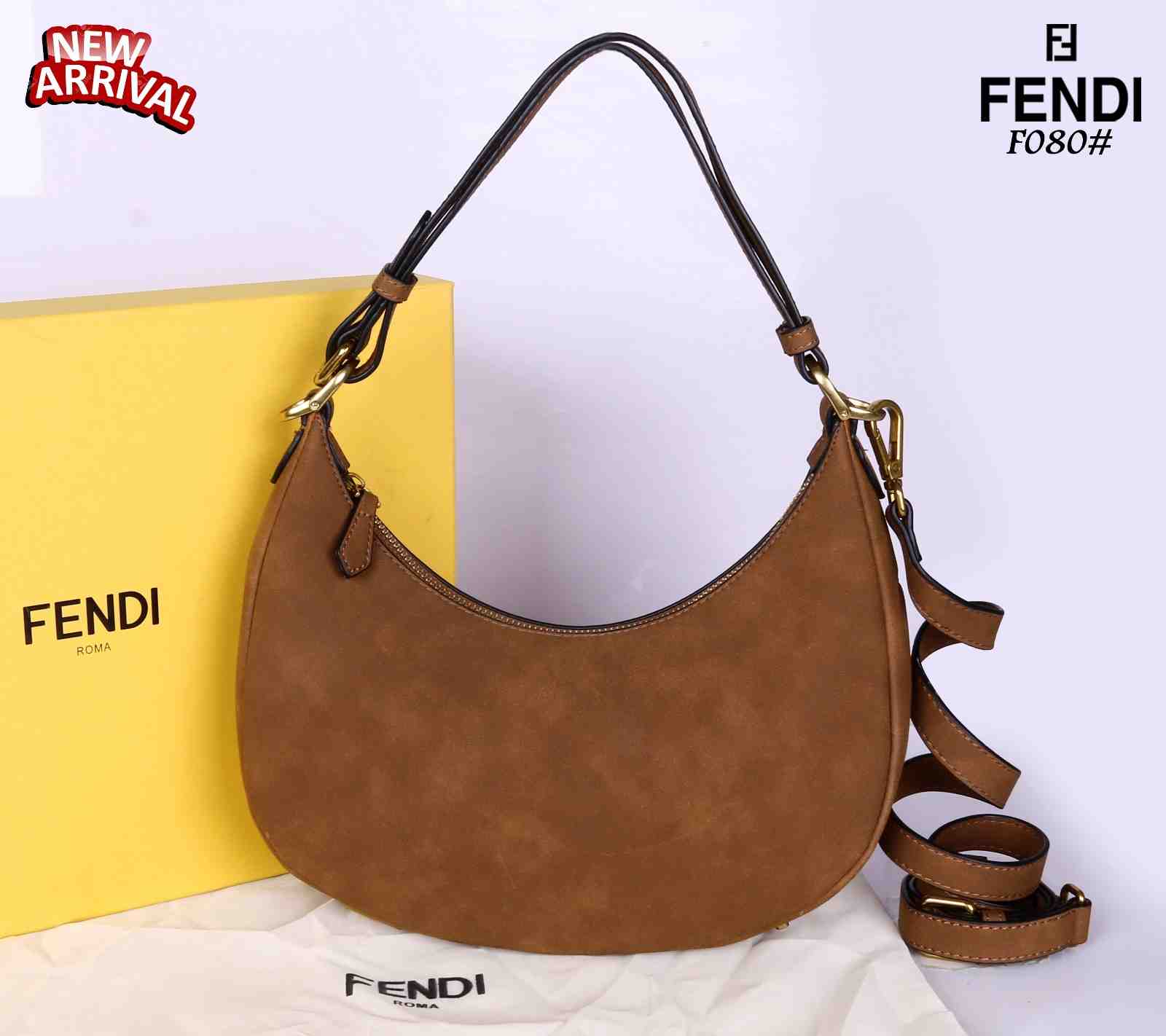 Tas Fendi Launches The New Fendigraphy Handbag F080 Semi Platinum (Kode ...