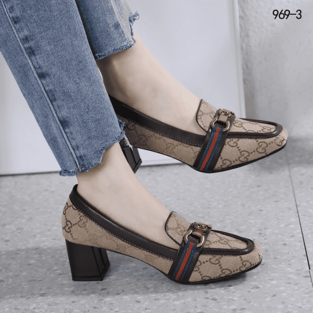 Sepatu Gucci 969-3 Heels Semi Platinum (Kode: GUC826) - TasKW.com
