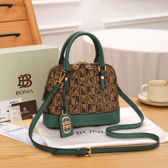 Tas Bonia 230727-22 Alma Mini Bag in Monogram Semi Platinum (Kode ...
