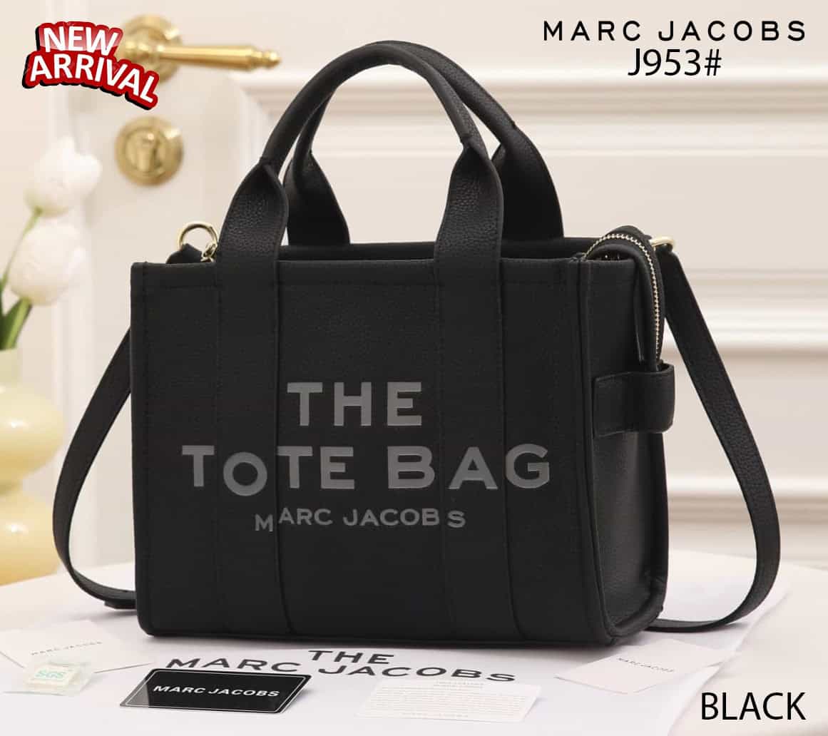 Tas Marc Jacobs The Clemence Leather Medium Tote Bag J953 Semi Original ...