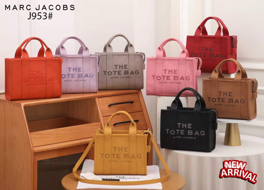 Tas Marc Jacobs The Clemence Leather Medium Tote Bag J953 Semi Original ...