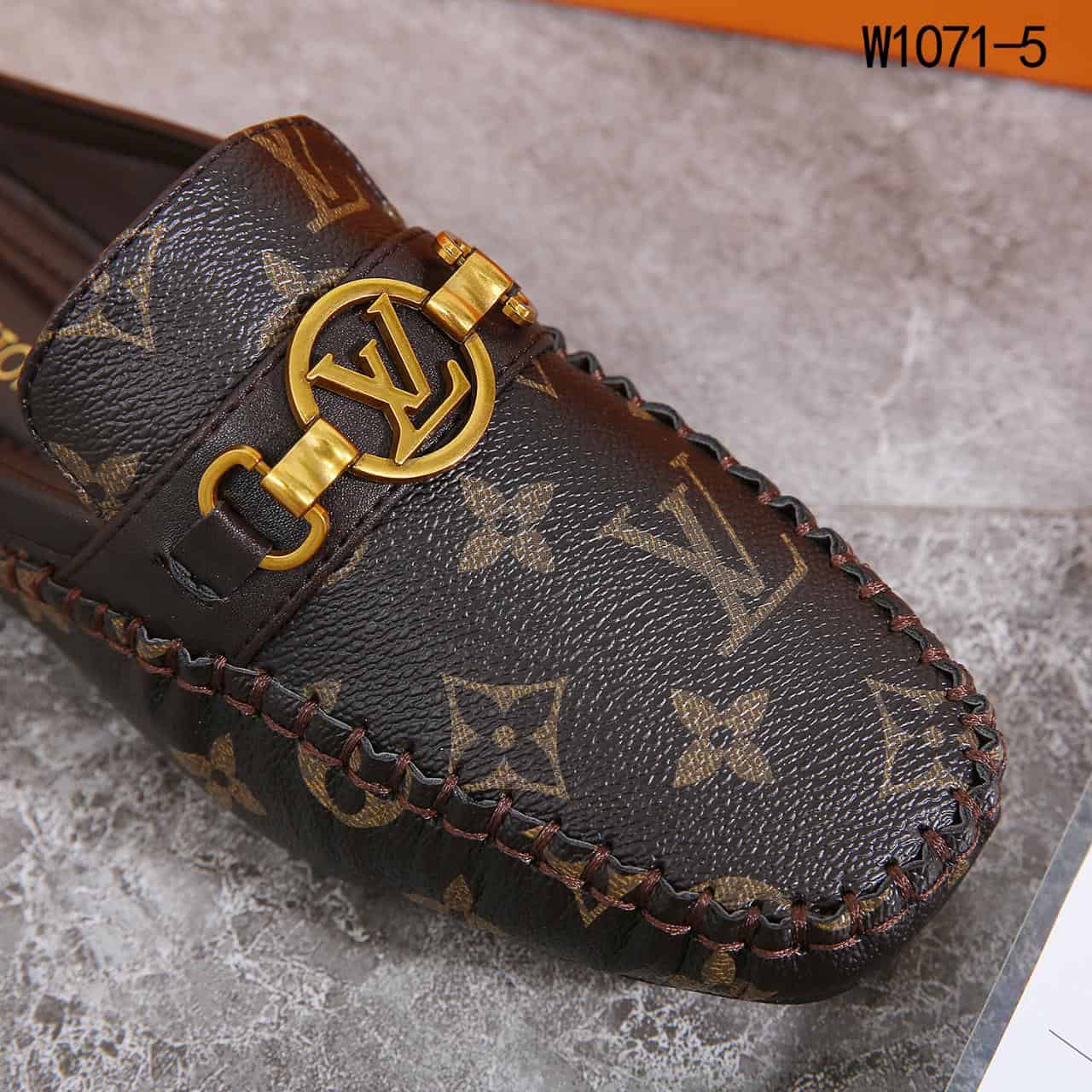 Sepatu Louis Vuitton Lv Slip On Loafers Cofy Flats Fullset W1071-5 Semi ...