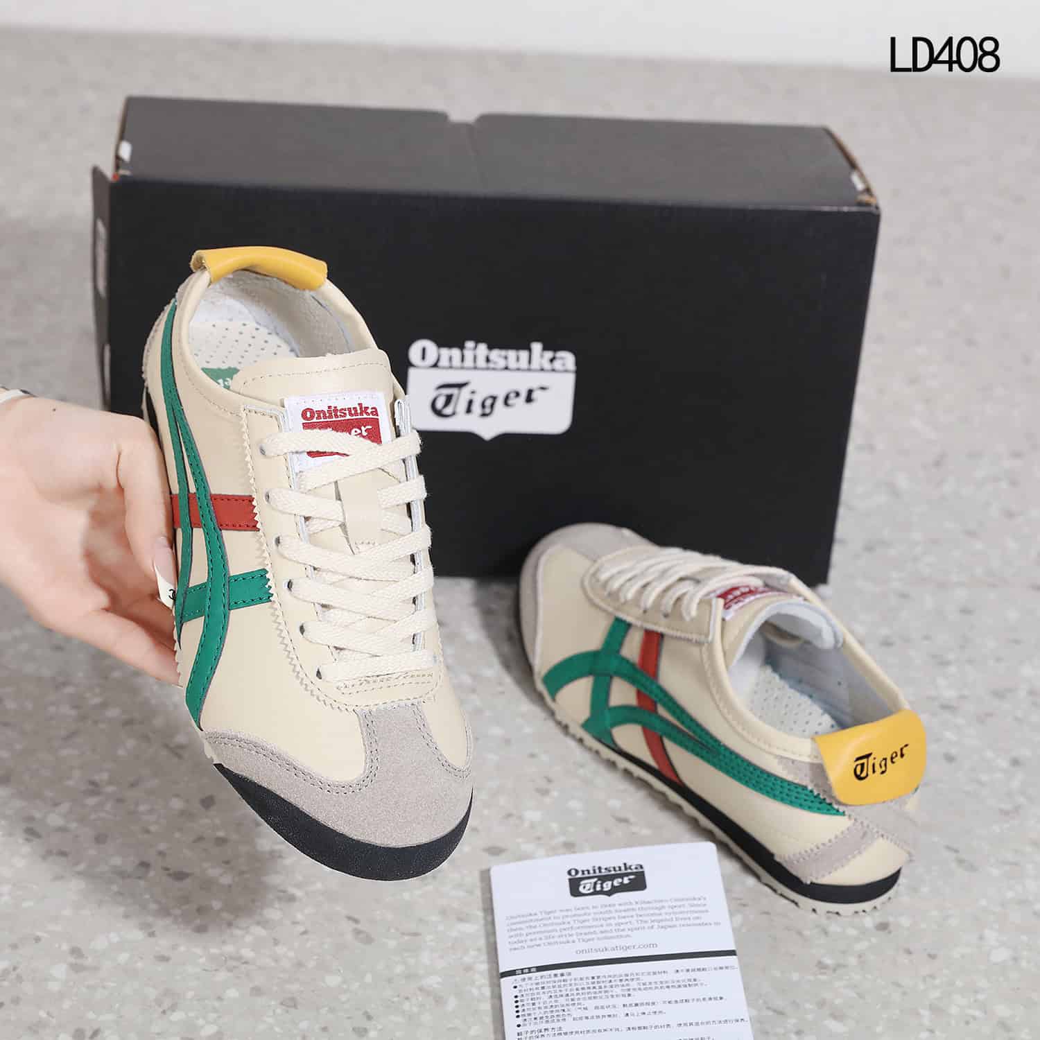 Sepatu Onitsuka Tiger DL408 Women Semi Platinum (Kode: SFA300) - TasKW.com