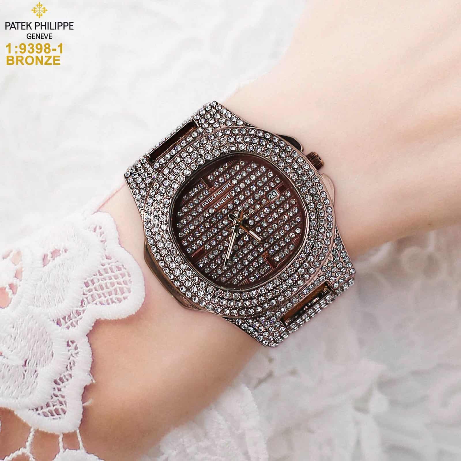 Jam Tangan Patek Philippe Geneve Diamond 9398-1 Super (Kode: JMT192 ...