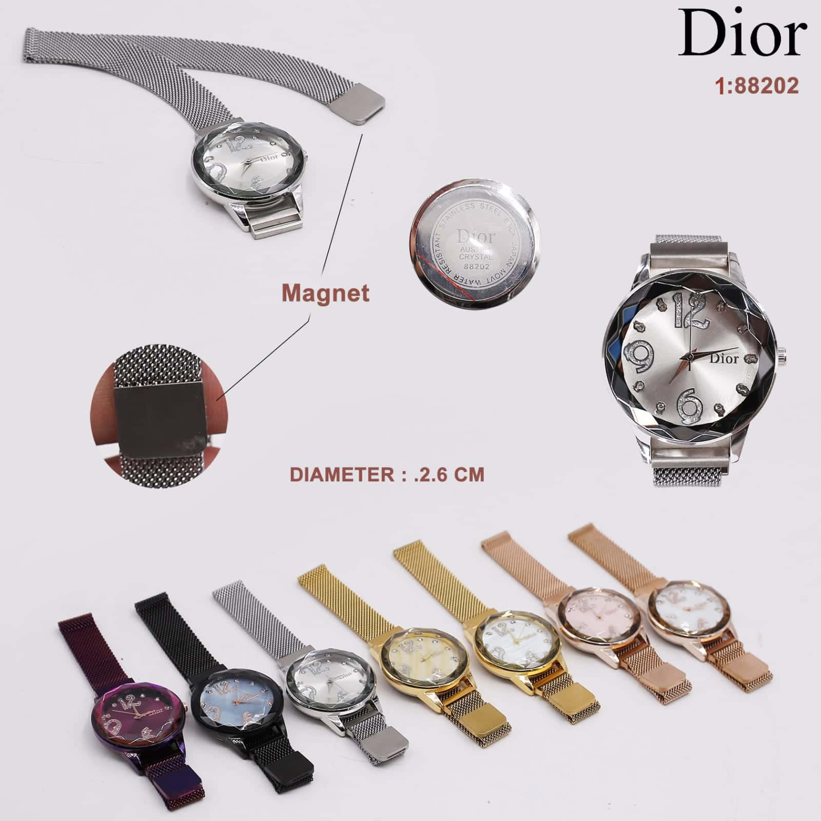 Jam Tangan Dior 88202 Super (Kode: JMT198) - TasKW.com