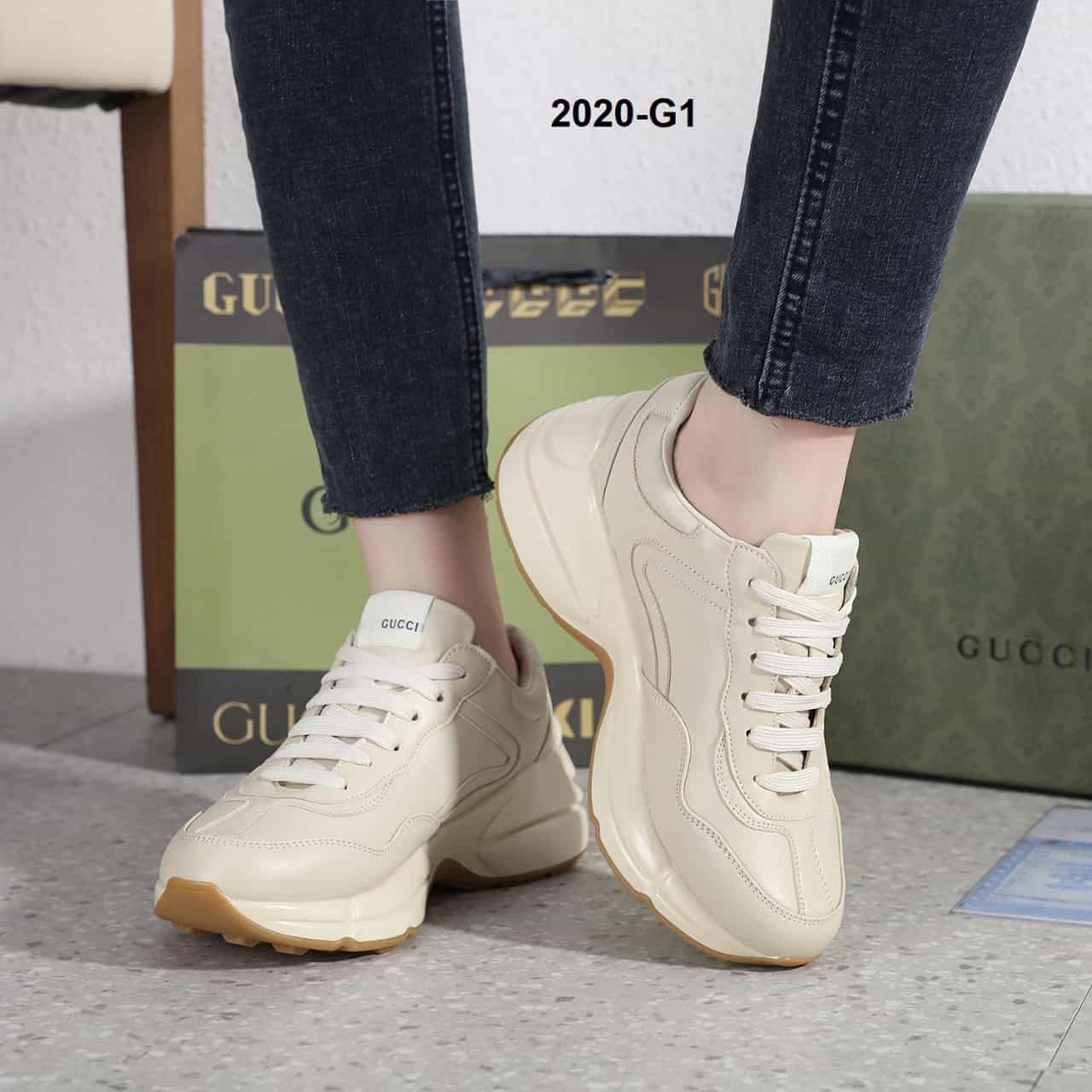 Sepatu Gucci 2020-G1 Semi Platinum (Kode: GUC940) - TasKW.com